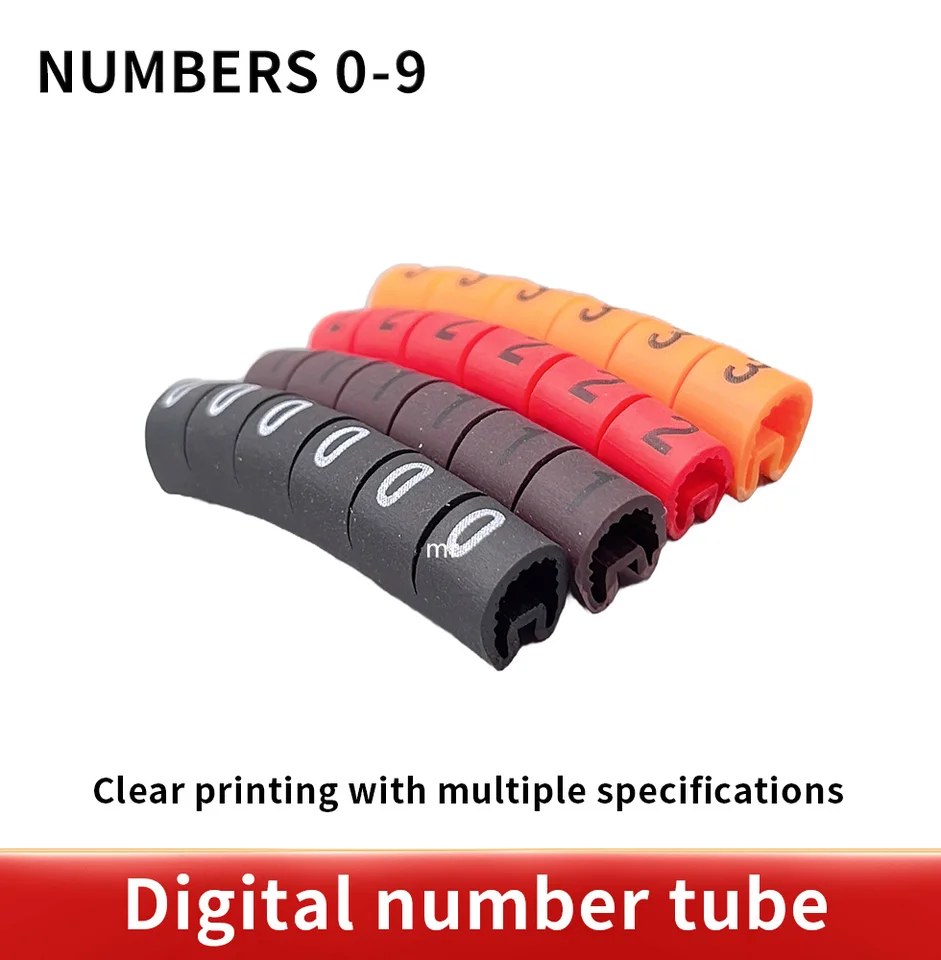 Cable Tags Cable Marker Wire Label EC-0 EC-1 500pcs Mark Number Wire 0 ...