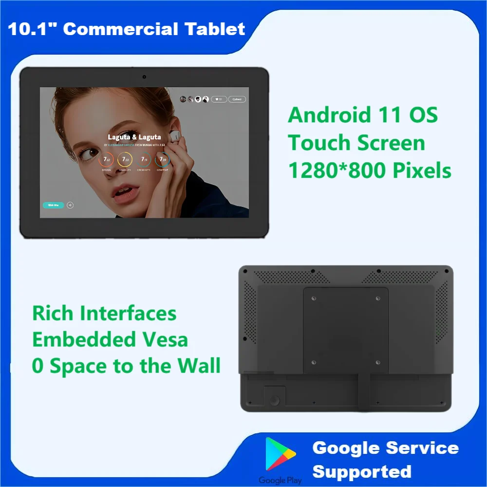 10-1-Inch-Android-11-Tablet-Wall-Mount-4G-32G-Monitor-Capacitive-Touch ...