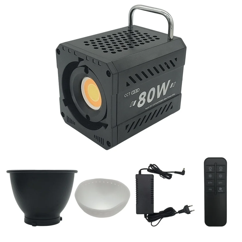 CB-80W Bicolor 80W LED COB Illuminator with Remote Control - AliExpress 39