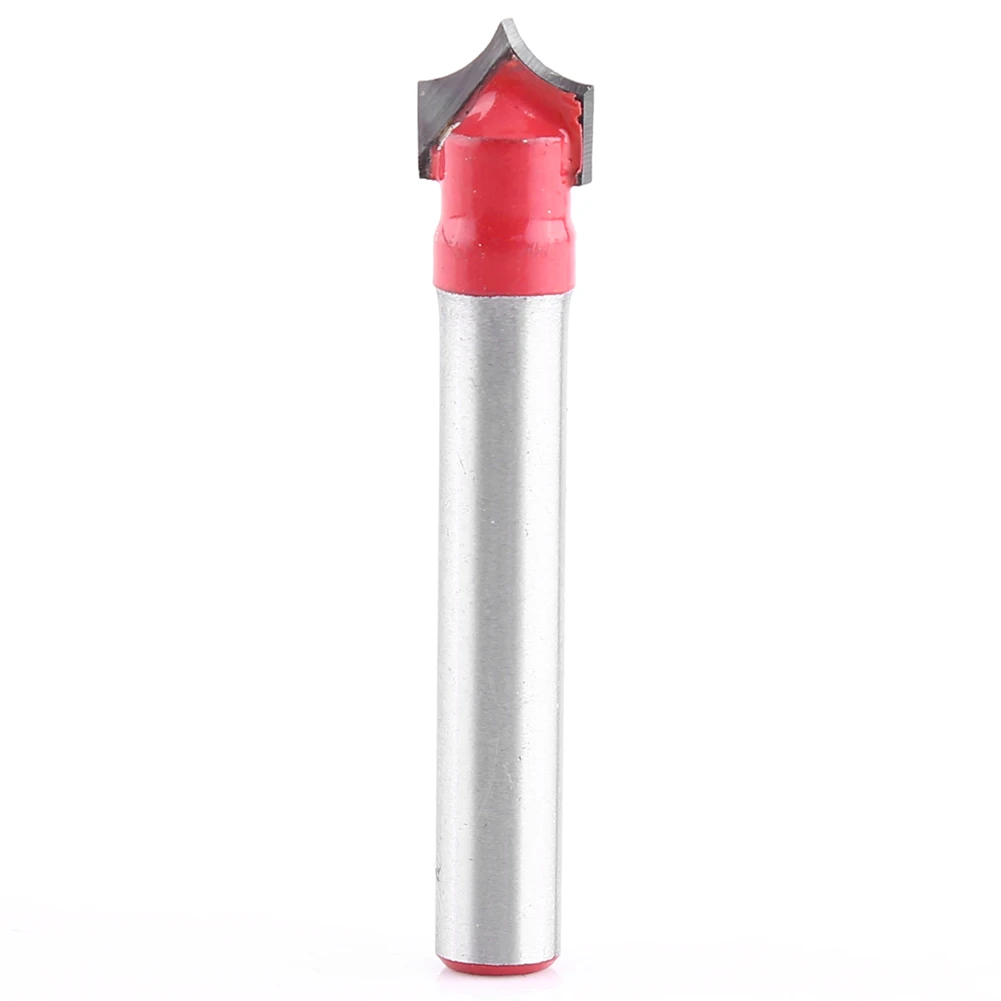 6mm-Shank-V-Groove-Router-Bit-Double-Edged-End-Mill-Woodworking-Milling ...