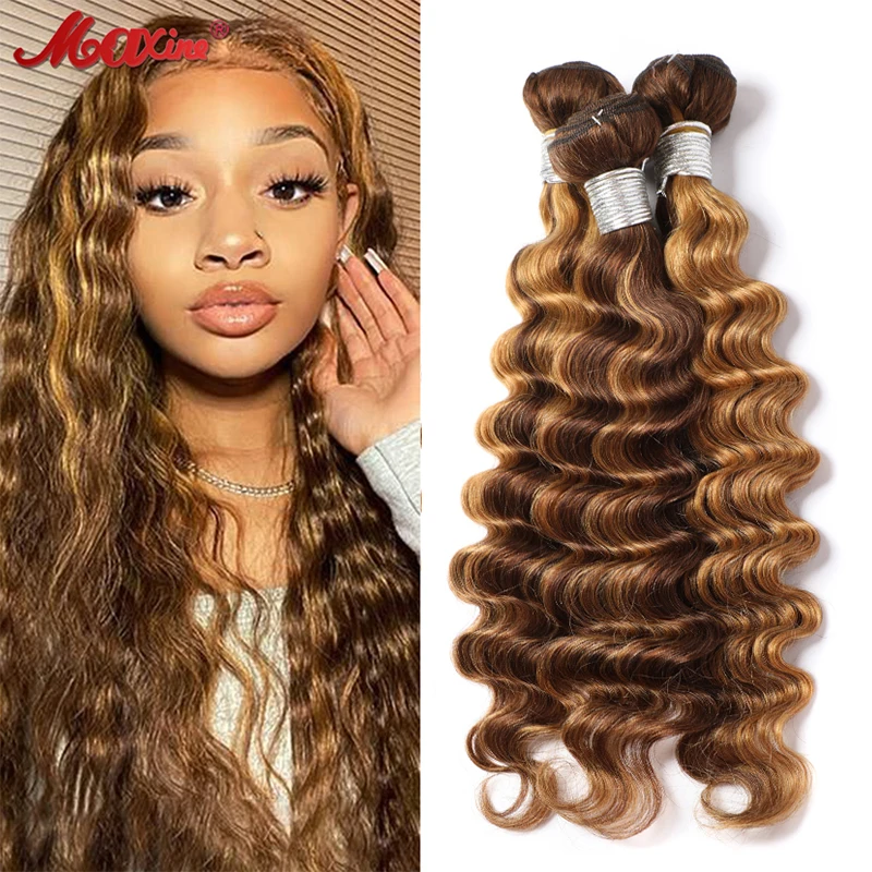Highlight-Loose-Deep-Wave-Bundles-Brazilian-30-Inch-Human-Hair-Bundles ...