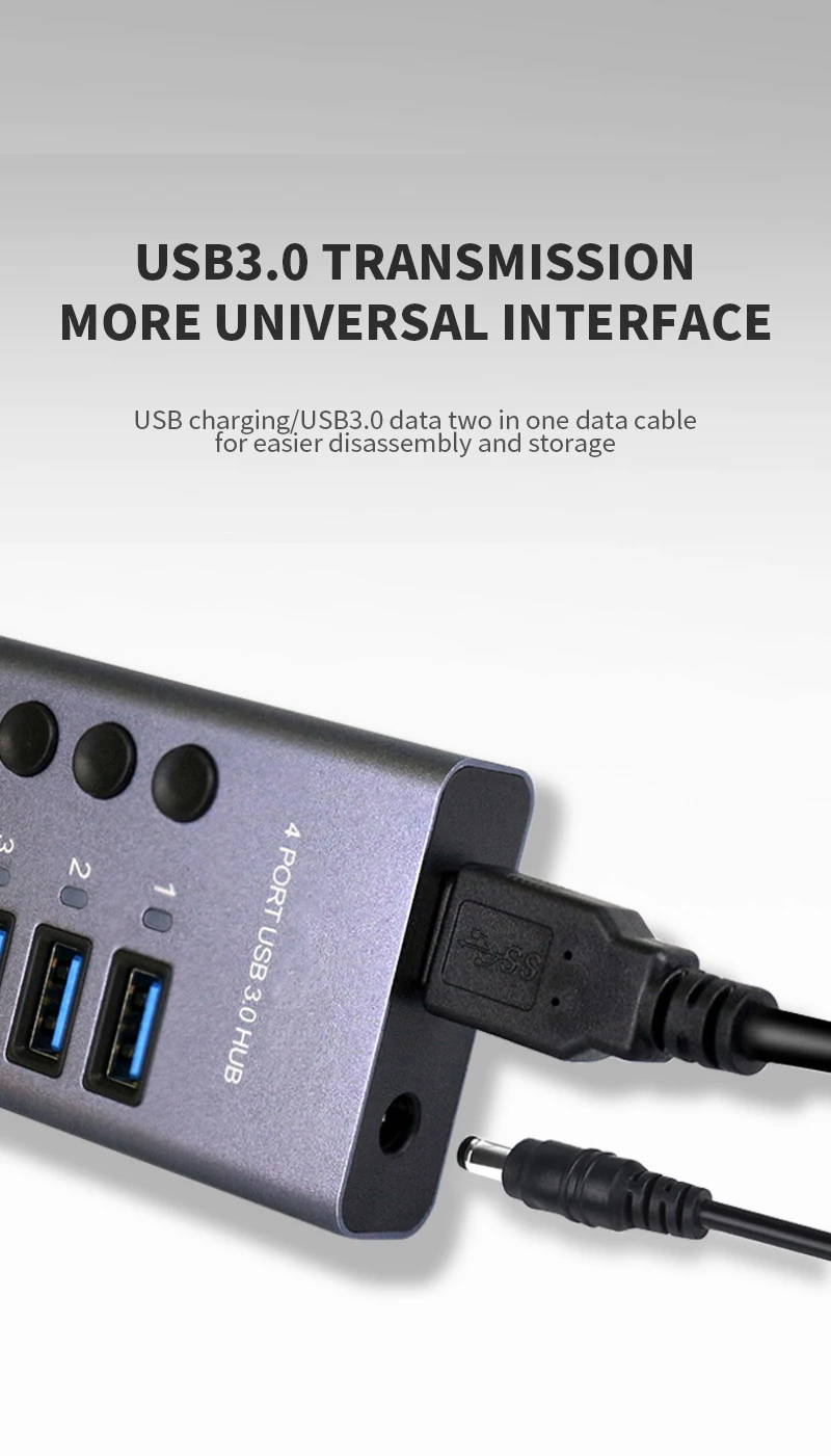 Type 2-Répartiteur USB à plusieurs ports pour la maison, concentrateur ...