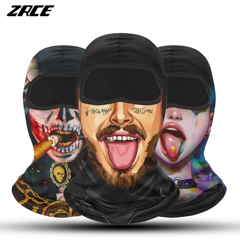 Outdoor Sunscreen Balaclava Motorcycle Ski Mask Army Tactical Neck ...