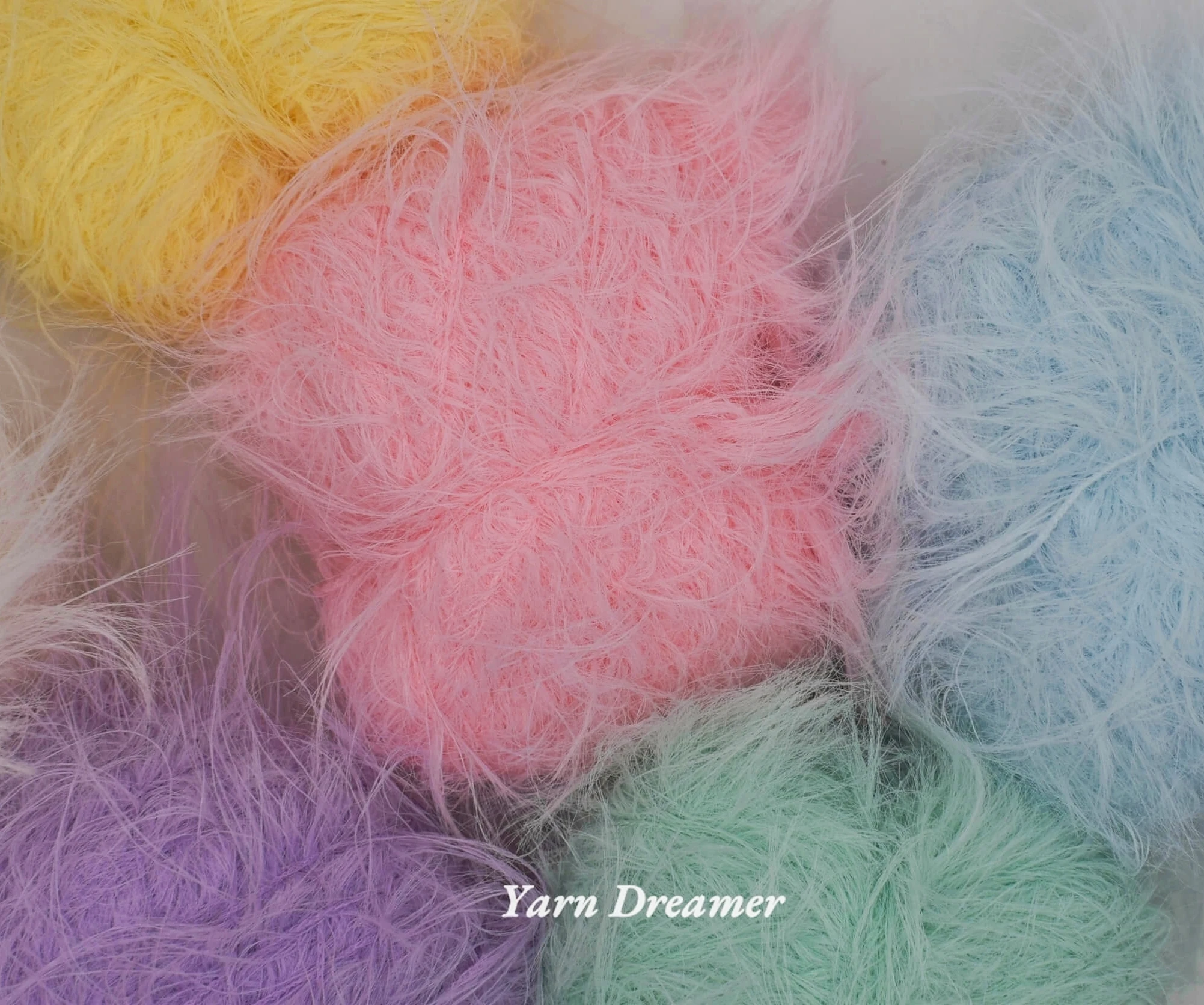 18-Colors-Long-Plush-Yarn-for-Crochet-Bag-Puffy-Yarn-100g-Fancy-Crochet ...