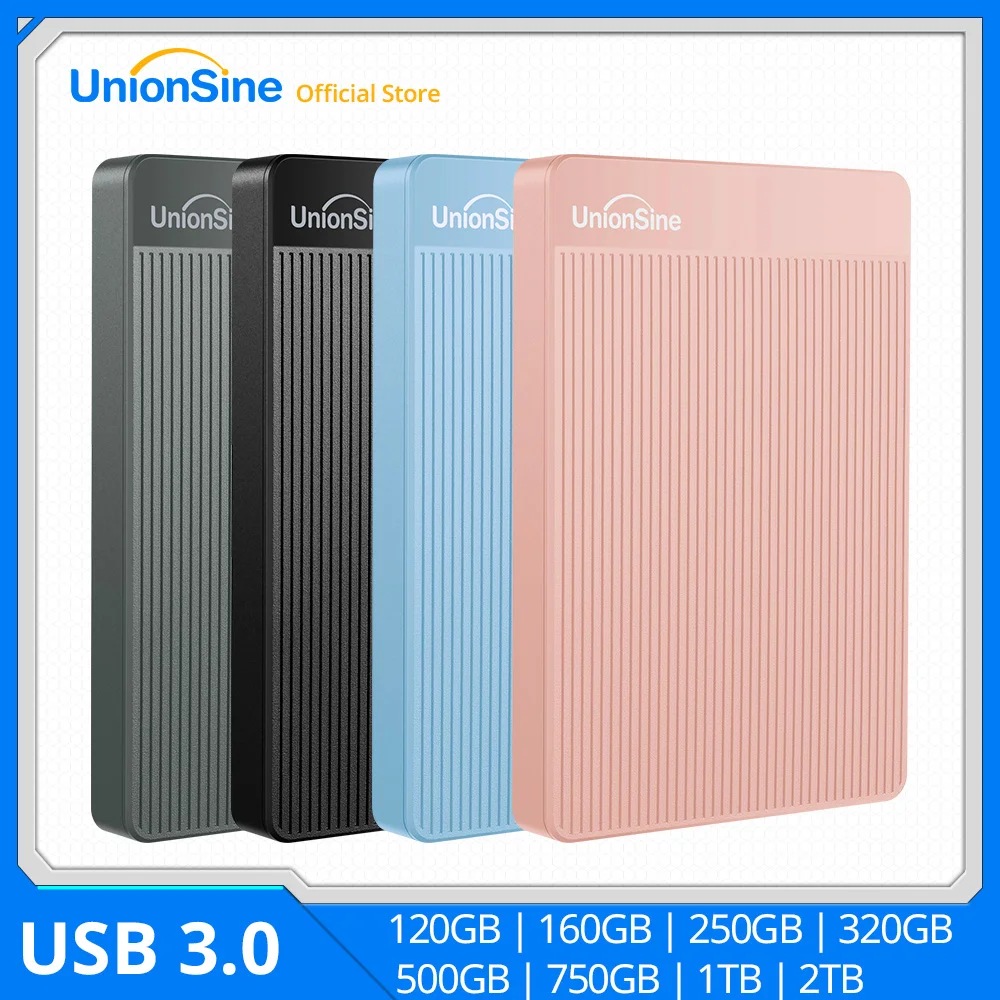 UnionSine HDD 2.5" Portable External Hard Drive 320gb/500gb/750gb/1tb ...