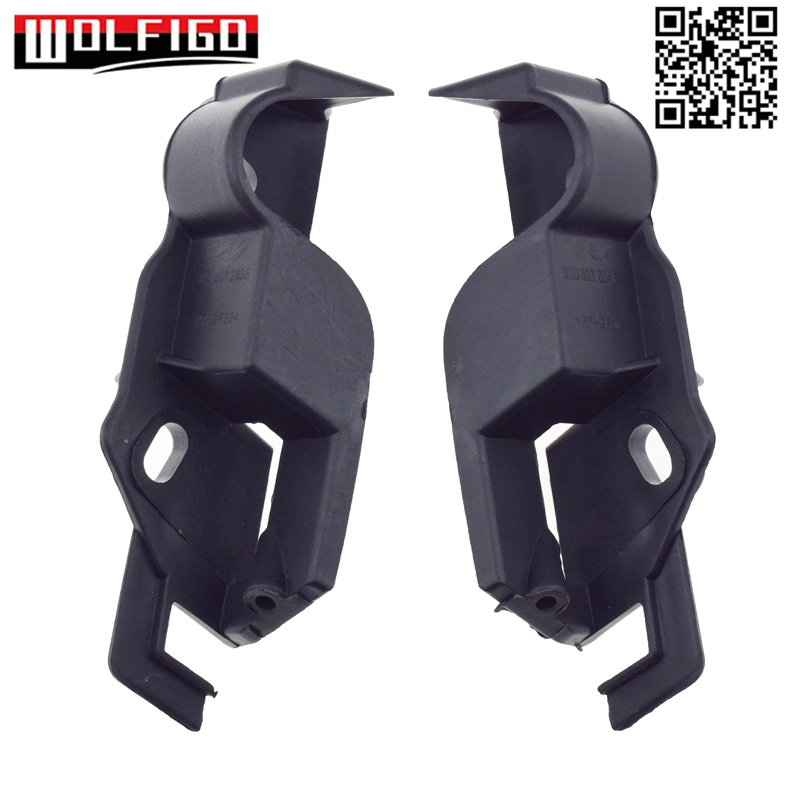 Front Left Right Bumper Support Holder Guide Bracket 2Pcs for Audi A4 ...