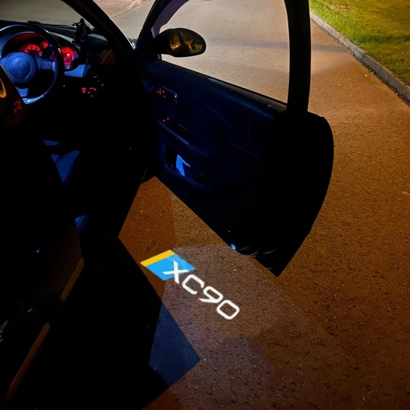 LED Logo Lamp Car Door Welcome Projector Light Courtesy For Volvo S80 ...