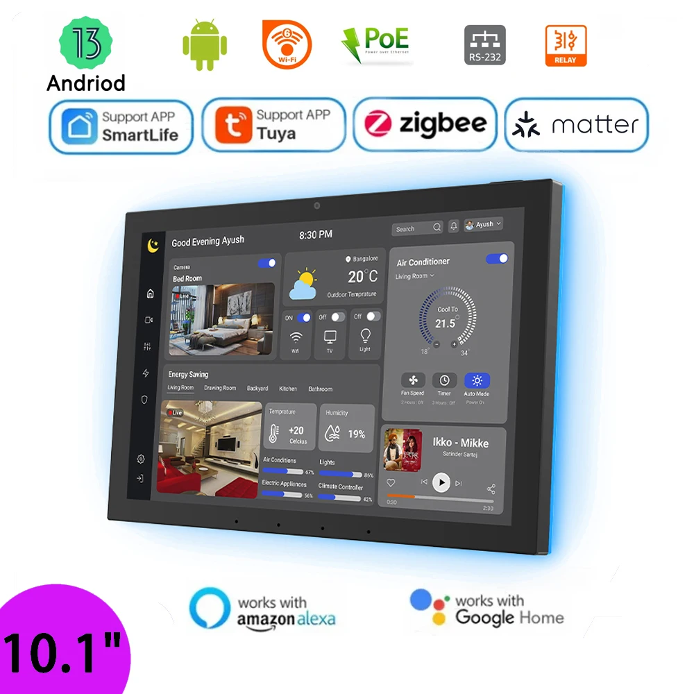 10-1-inch-in-muur-POE-tablet-smart-home-bedieningspaneel-android-13-os ...