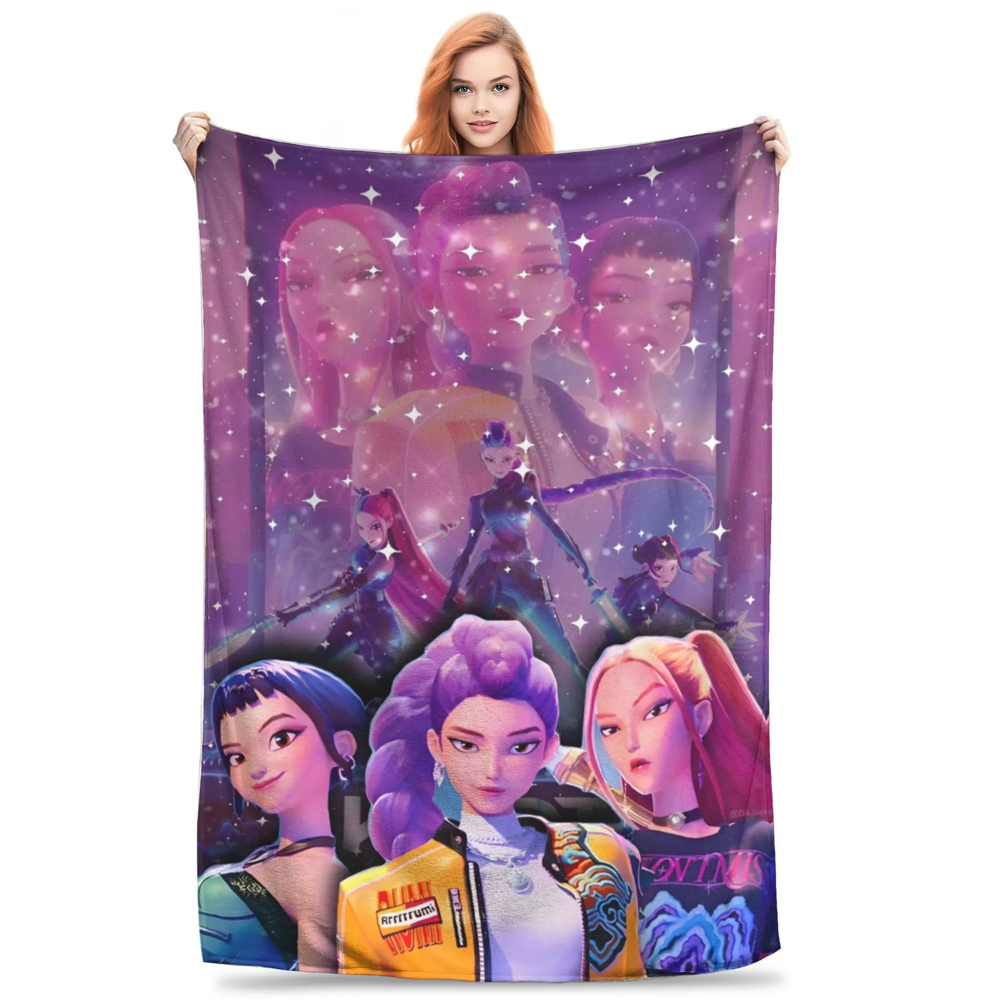 KPop Demon Hunter HuntRex Movie Blanket: The Ultimate Cozy Companion ...