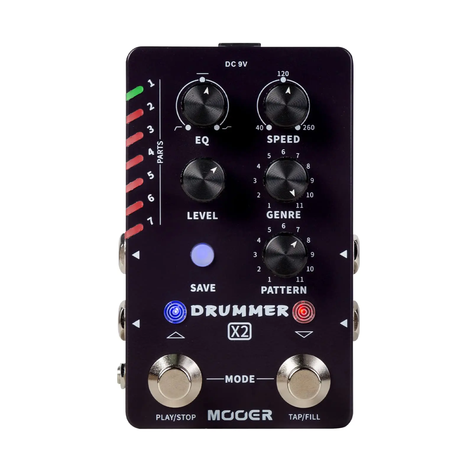 MOOER Drummer X2 Professional Stereo Multi Drum Machine with Fill ...