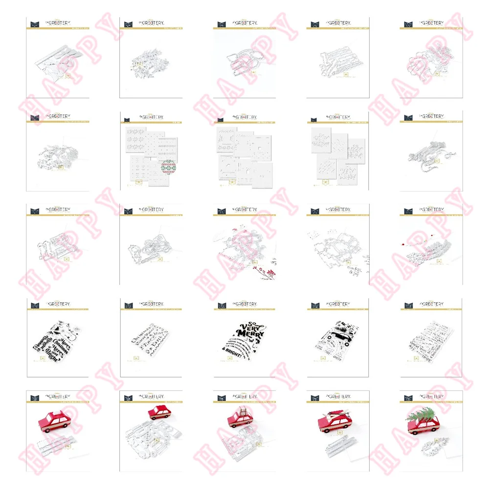 Christmas-Metal-Cut-Dies-Stamps-Mobile-Hatchback-Branch-DIY-Handmade ...