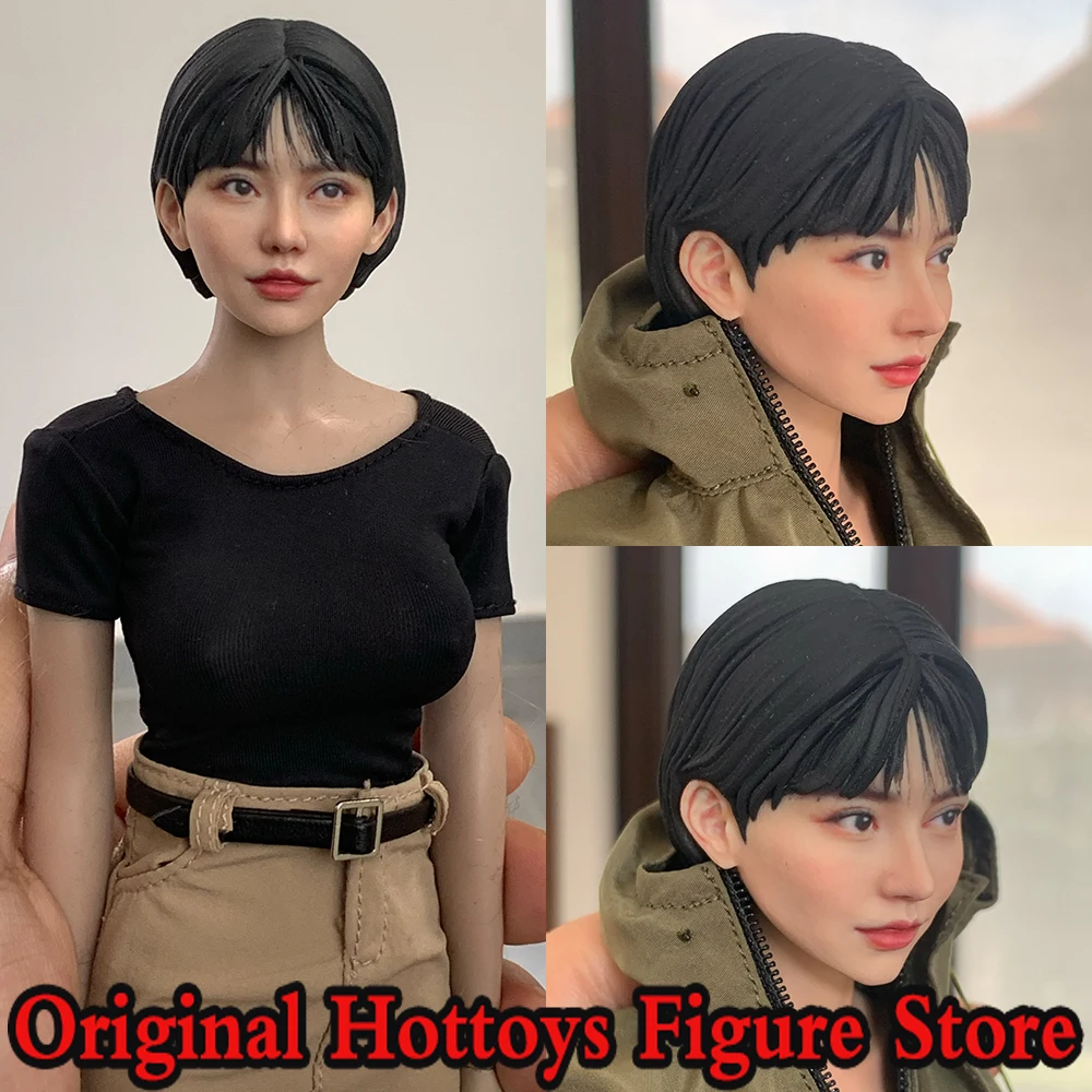In Stock 1/6 Scale Female Soldier Head Sculpture Eimi Fukada Japanese ...