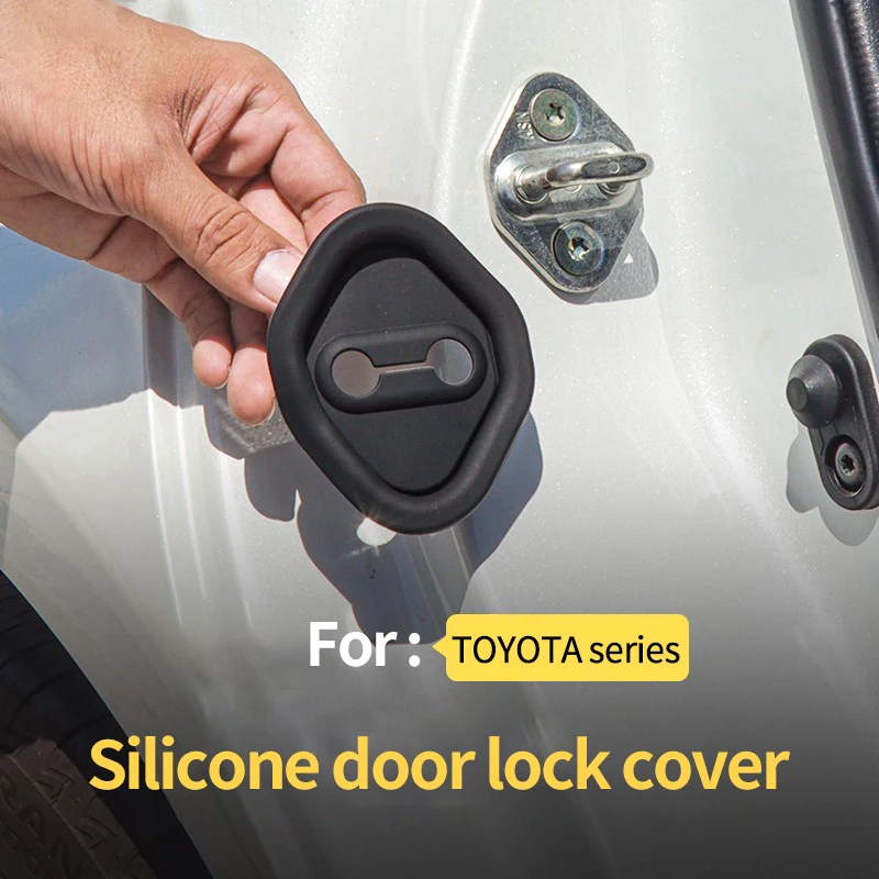 Silicone car door lock buckle protection cover For Toyota CHR ...