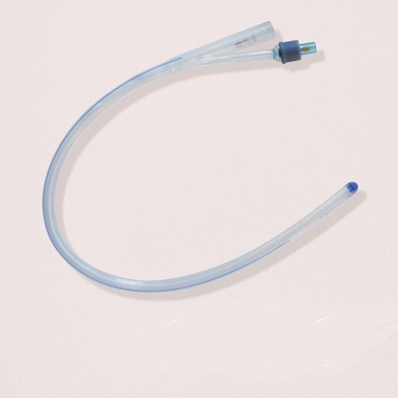 100% Full Silicone Foley Catheters 2 Way 3 Way Drainage Catheter Ce ...