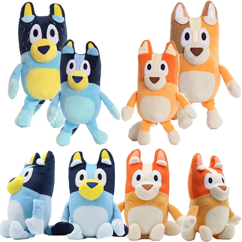 28Cm-Bluey-juguetes-de-peluche-lindo-perro-mu-eca-de-trapo-Bingo-Bandit ...
