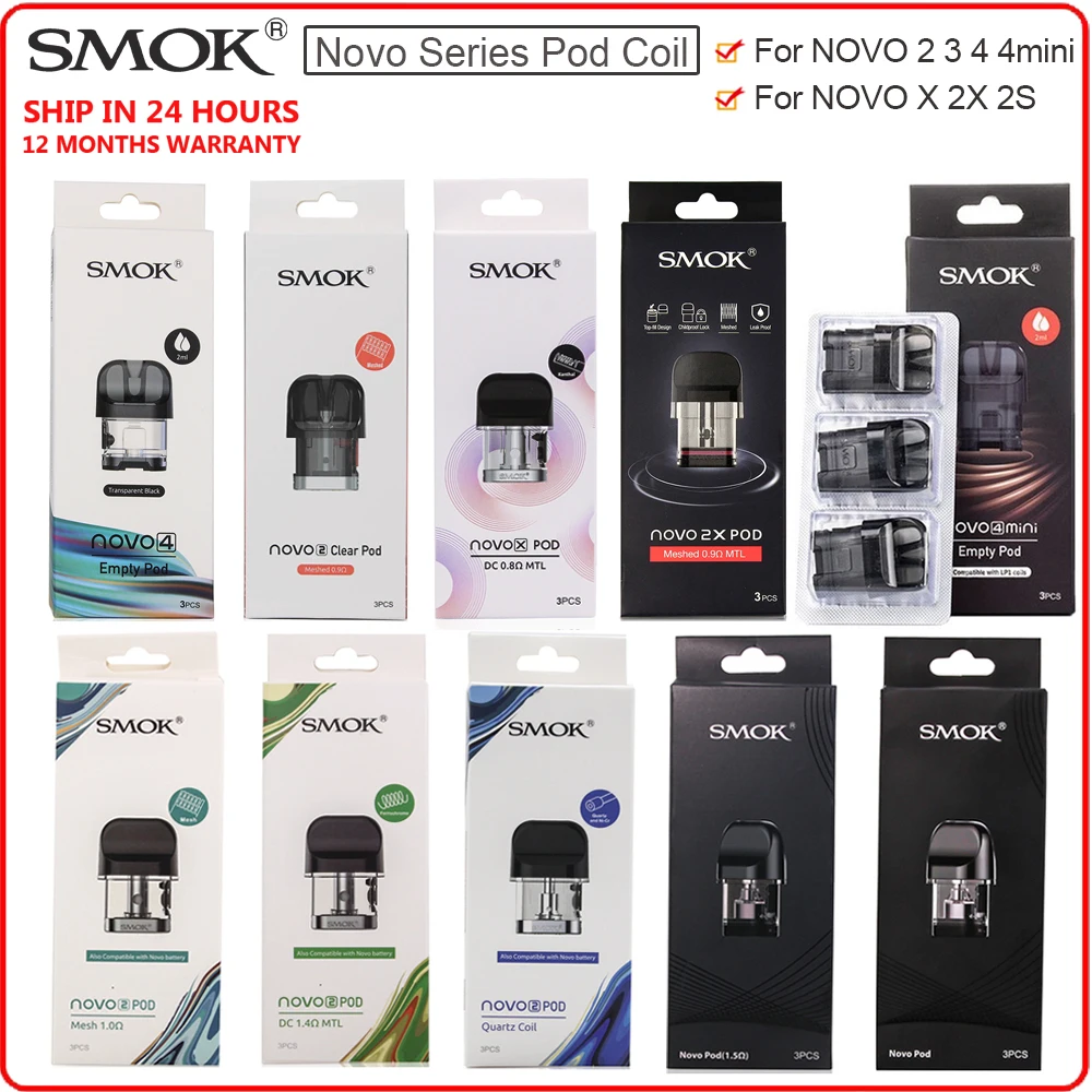 Original Smok Rpm40 Pods Rpm 40 Nord Pod Standard 4.5ml Empty Cartridge ...