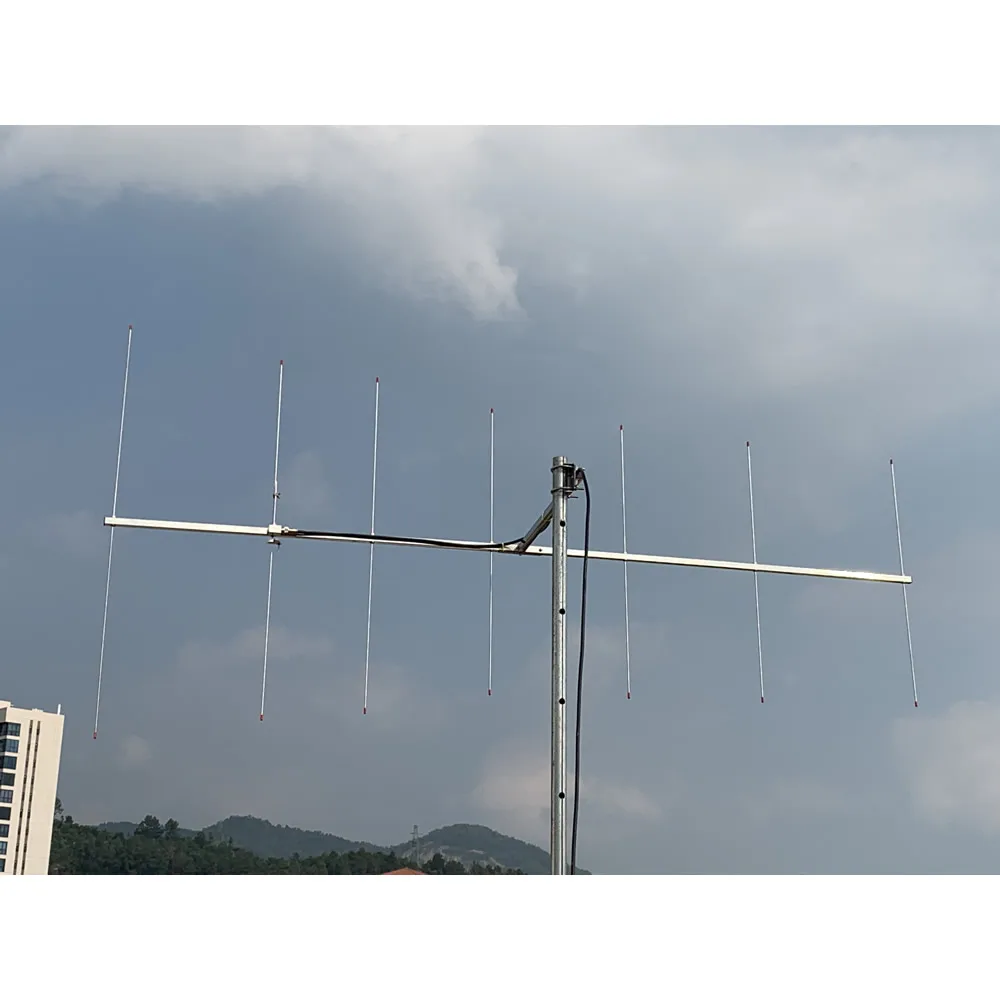 V-section-7-unit-all-stainless-steel-Yagi-antenna-HAM-Directional-Long ...