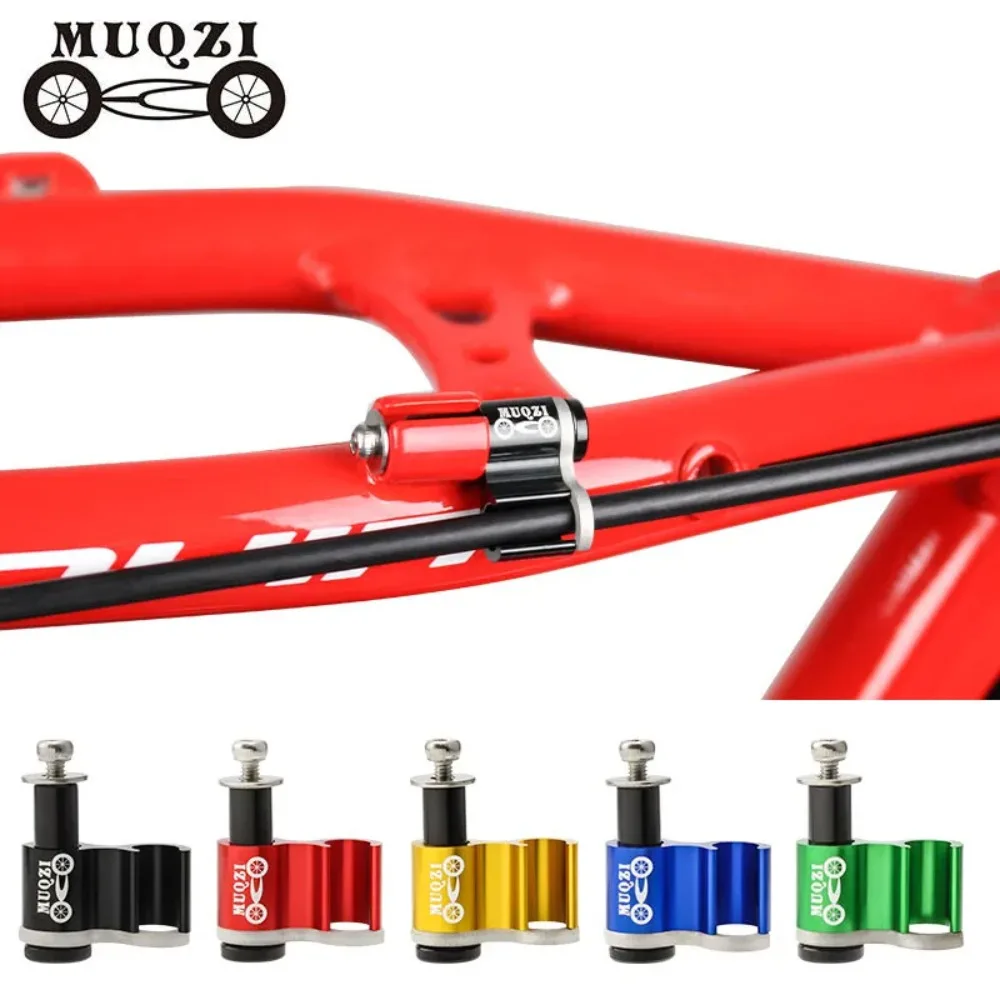 5PCS Bike Cable Guide Adapter Hydraulic Hose Clamp Shifters Brake Line ...