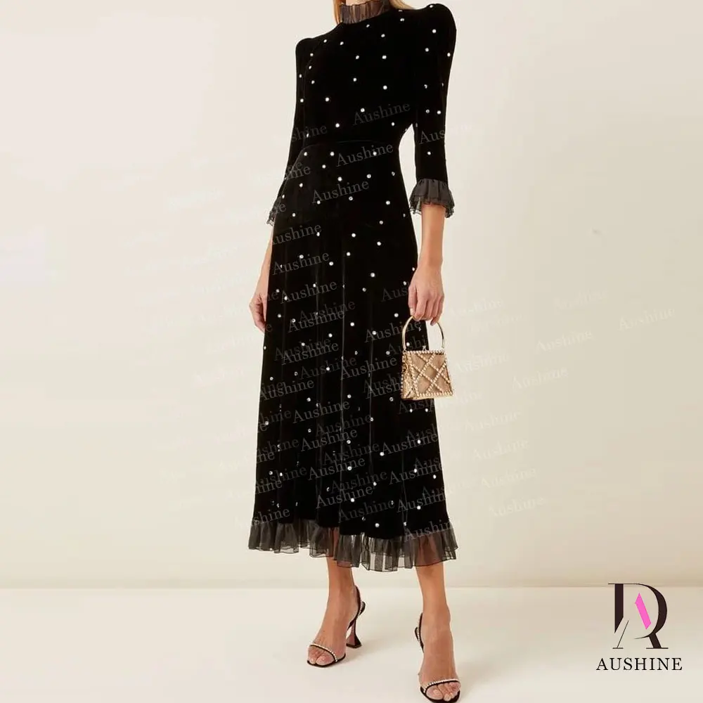 Aushine-Evening-Dress-Ankle-Length-Luxury-Birthday-Full-Sleeves-Summer-Elegant-Wedding-Party ...