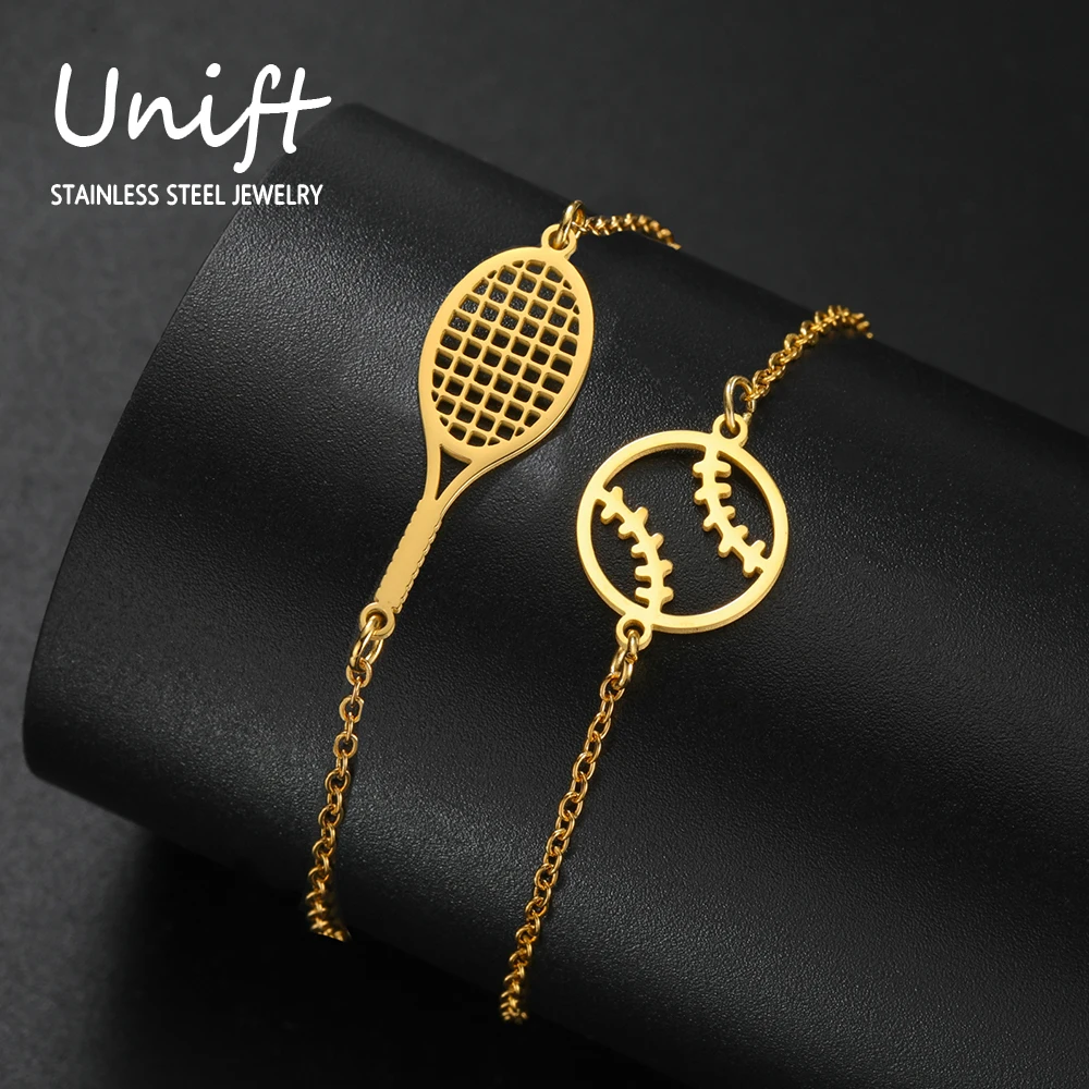 Unift-Tennis-Racket-Bracelet-for-Women-Trendy-Geometric-Stainless-Steel ...