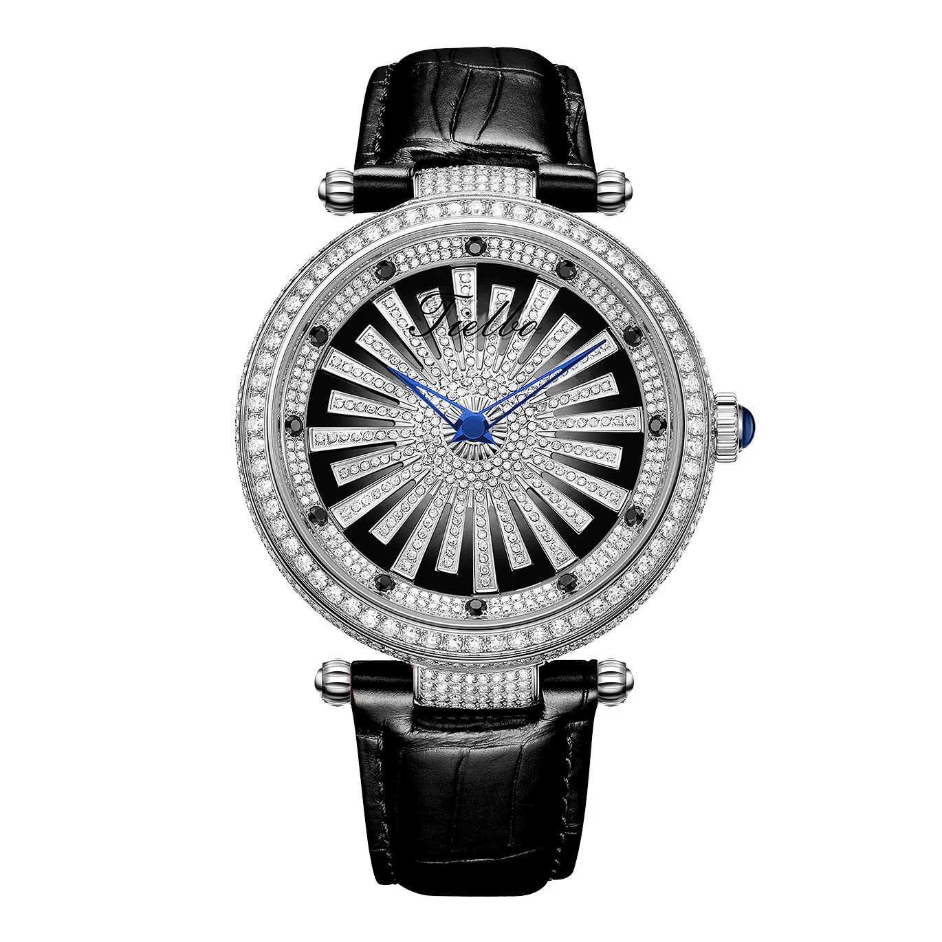 TIELBO-Mens-Swiss-Quartz-Movement-Watches-for-Men-Luxury-Diamond-Man ...