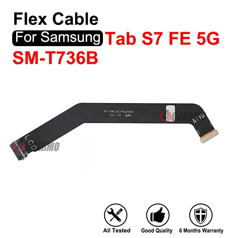 For Samsung Galaxy Tab S7 FE 5G T736B LCD Screen Connector Motherboard ...