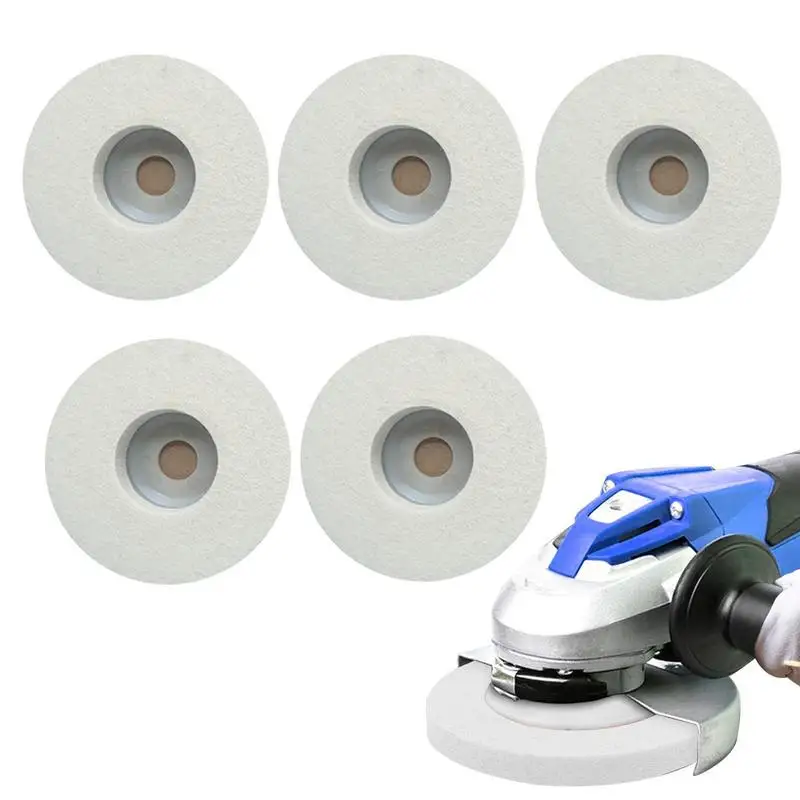 Felt-Polishing-Pads-Drill-Buffing-Wheel-Thickened-Wool-Fabric-Disc ...