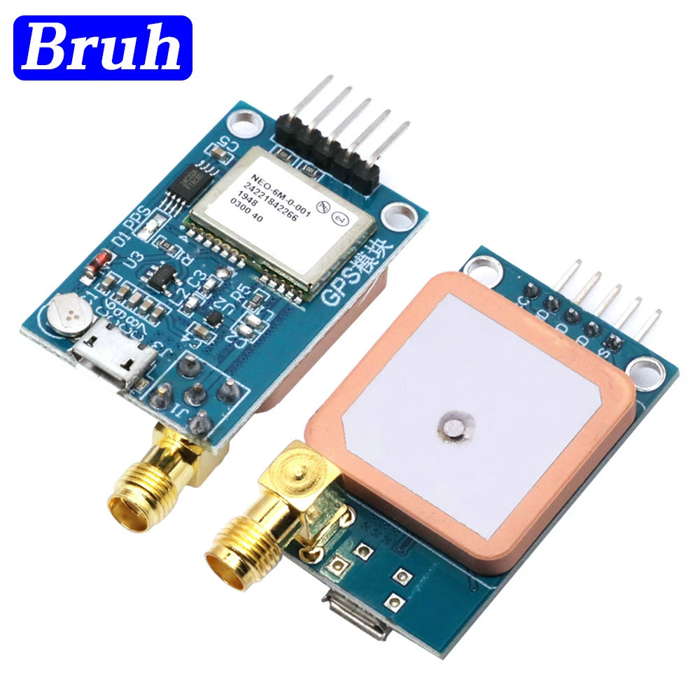 Neo-6m Neo-7m Neo-m8n Double Sided Gps Mini Module Satellite ...