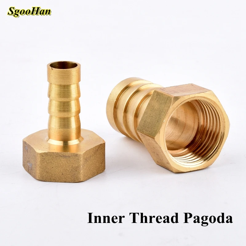 G1/2" To 6~25mm Brass Female Thread Pagoda Connector Garden Irrigation ...