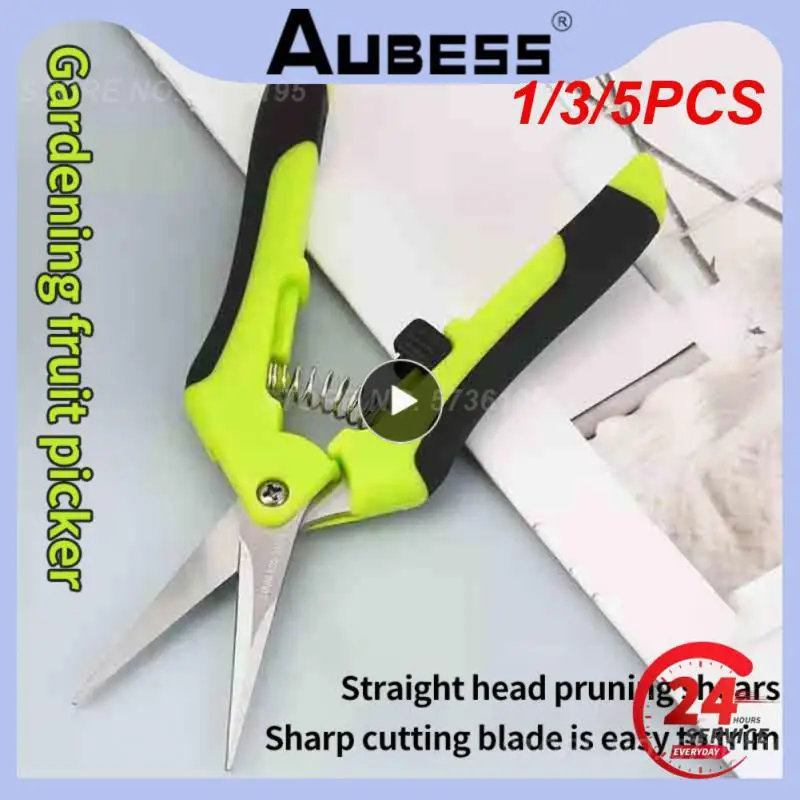 1-3-5PCS-Inch-Gardening-Hand-Pruner-Pruning-Shear-Trimming-Scissors ...