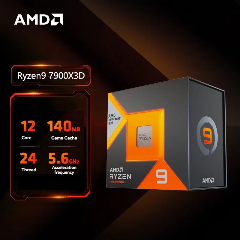 Processador-AMD-Ryzen-9-Gaming-Desktop-Computer-7900X3D-Soquete-R9 ...