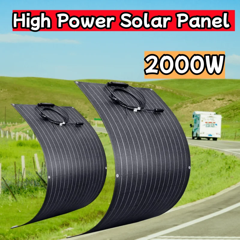 2000W-4000W-High-Efficiency-Portable-Power-Bank-Solar-Panel-Solar-1000W ...