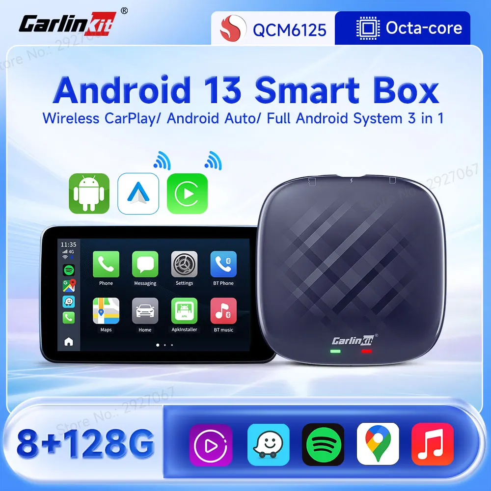 CarlinKit-CarPlay-Ai-Android-Tv-kutusu-QCM6125-Octa-ekirdekli-Android ...