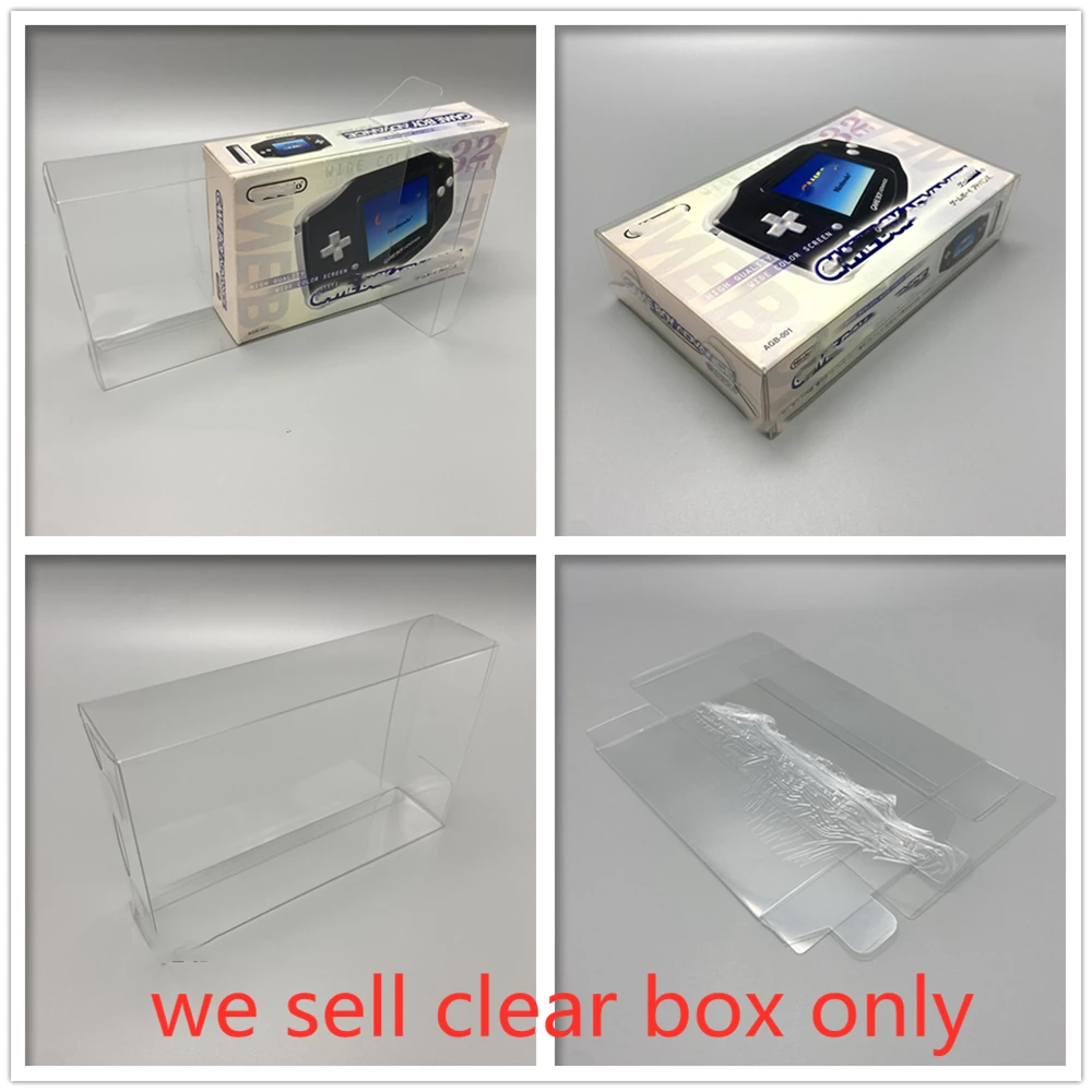 Pet Box Protector For Game Boy Advance Transparent Collect Boxes For ...