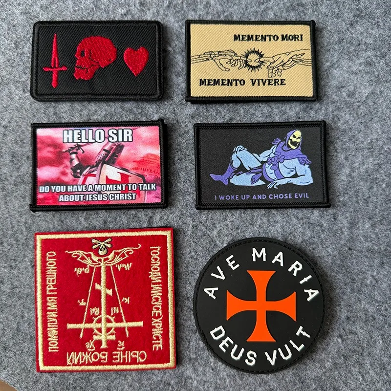 I WOKE UP AND CHOSE EVIL Tactical Patch Military Armband Hook & Loop ...