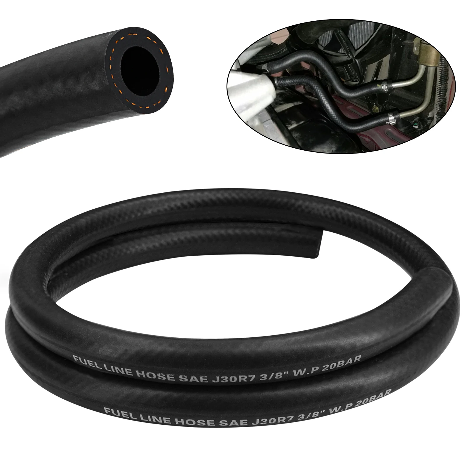 1M-2M-3-8-Fuel-Diesel-Line-Automobiles-Gas-Hose-Tube-Line-Petrol-Pipe ...