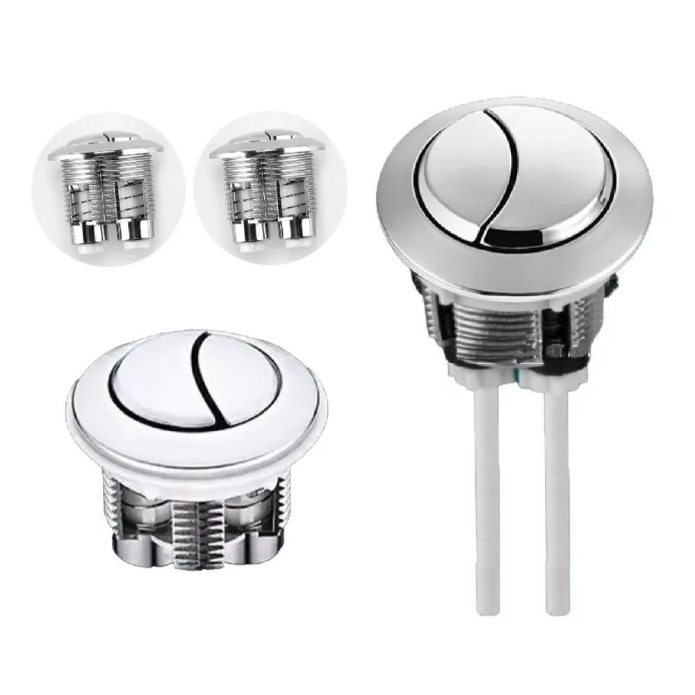 1PC 38mm Dual Flush Toilet Push Button Water Saving Universal ...