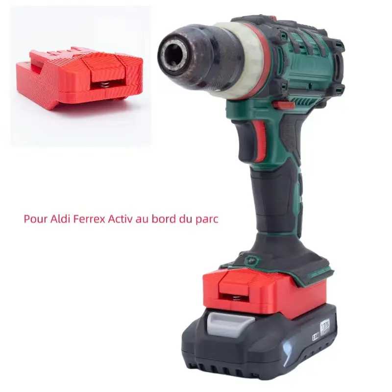 Adaptateur Parkside pour batterie 20V vers Aldi Ferrex, convertisseur d'outil sans fil ...