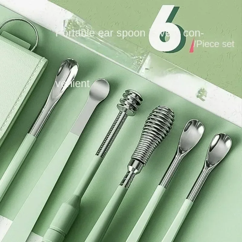 A-o-inoxid-vel-Ear-Spoon-Earwax-Picking-Tool-Integrado-Pessoas-Crian-as ...