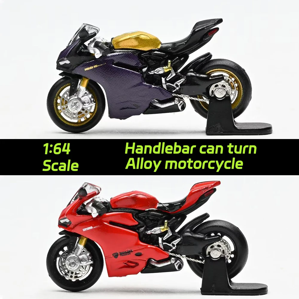 1/64 Alloy 1299 Motorcycle Model Diecast Static Detailed Collectible ...