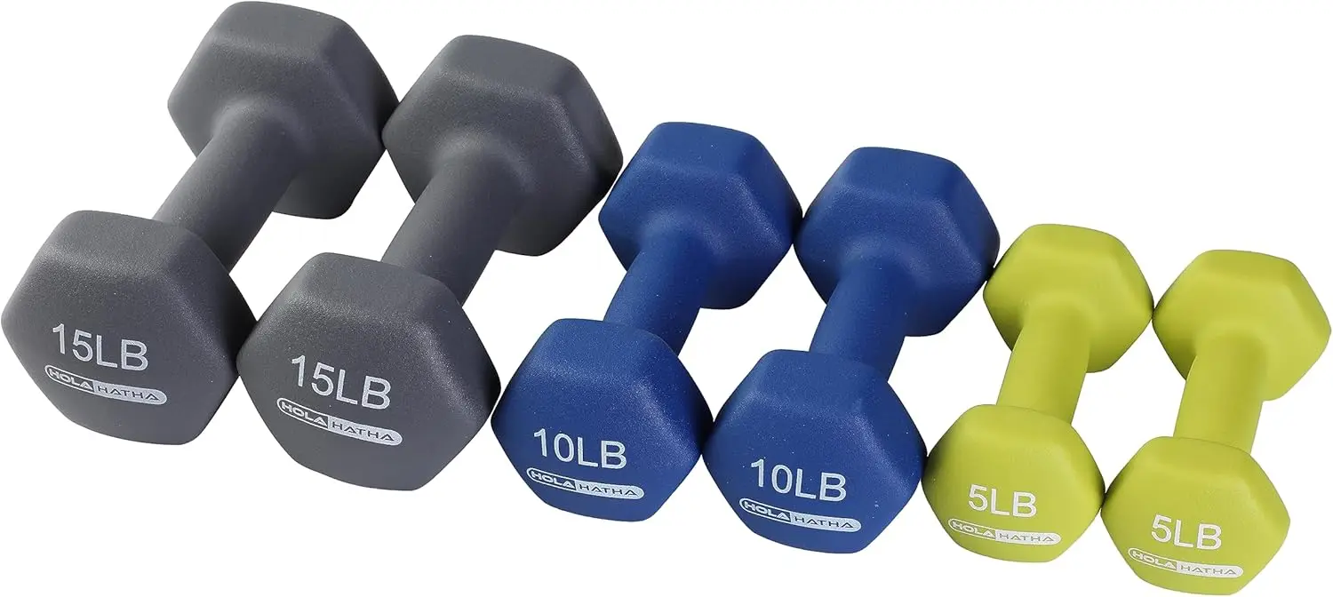 Neoprene Dumbbell Set with Rack – Thrive Health Store