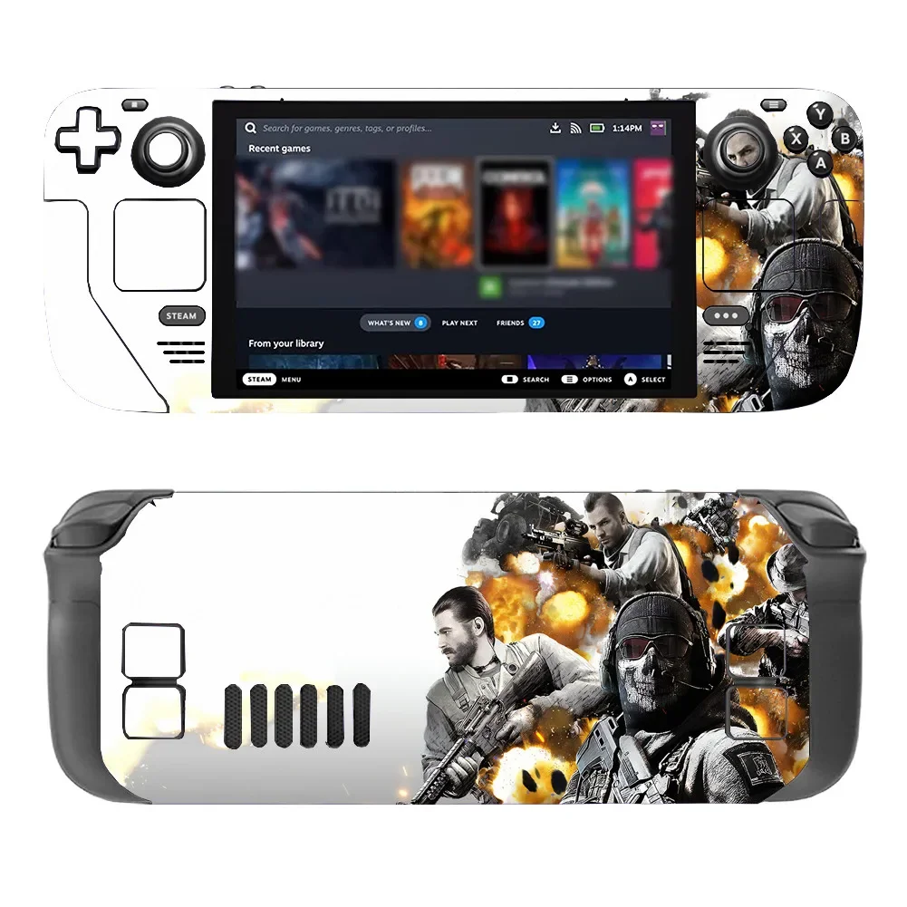 For-Steam-Deck-Call-of-Duty-COD-PVC-Skin-Vinyl-Sticker-Decal-Cover-Anti ...