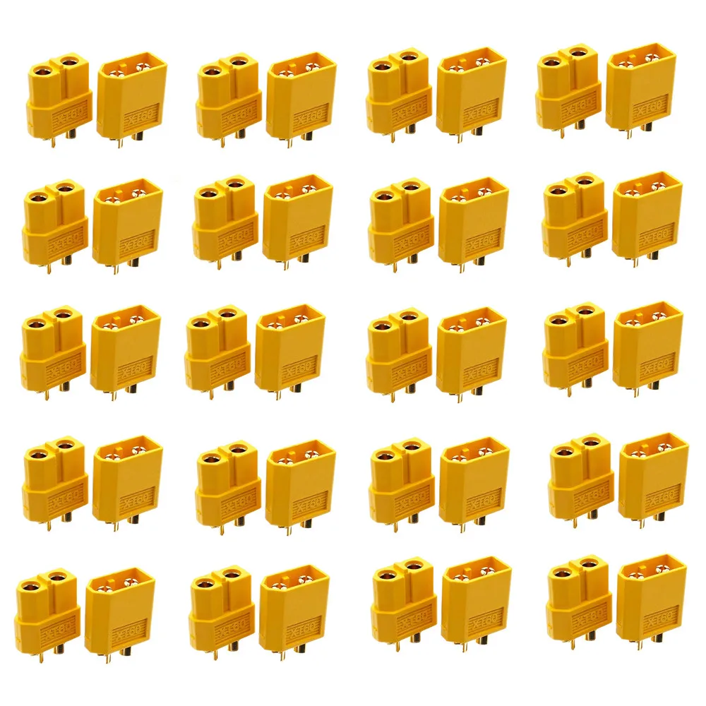High-Performance XT60 Power Coupling Plugs for RC and Drone ...