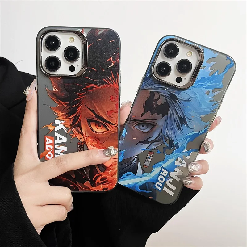 Japan-Anime-Demon-Slayer-Case-For-IPhone-11-12-13-14-15-Pro-Max-Luxury ...