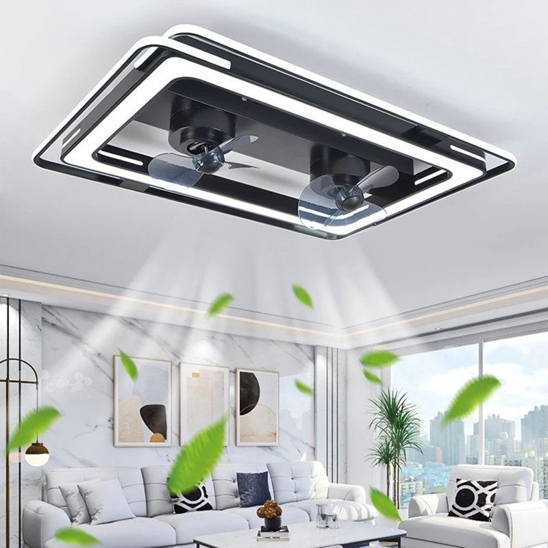 Modern ceiling lamps bedroom folding Ceiling fan ceiling fan with led ...