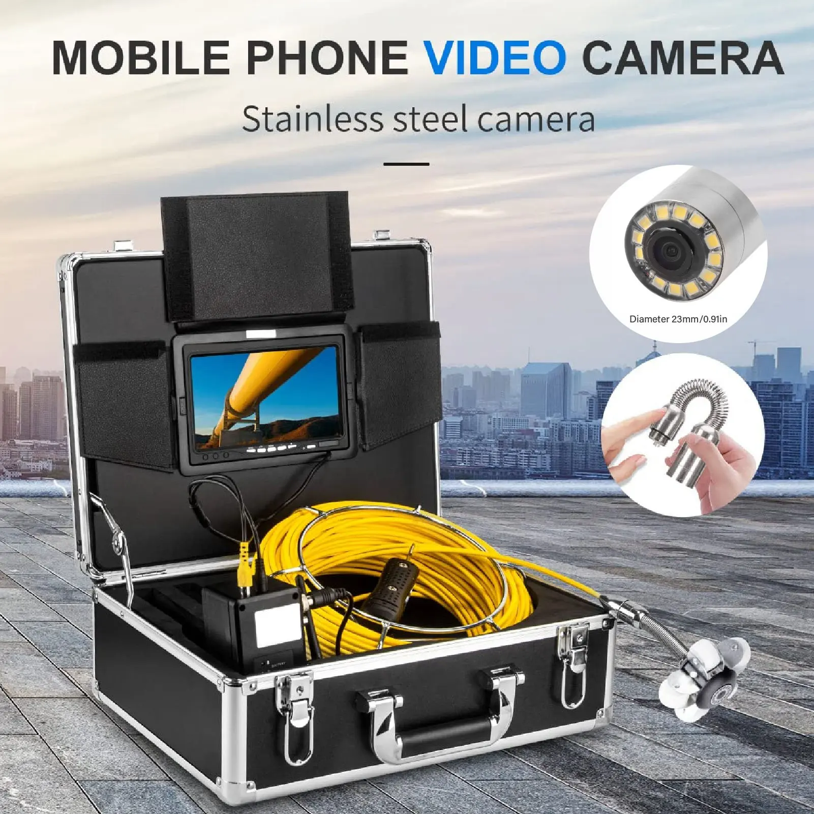 Pipe-Inspection-Camera-Accessory-140-Degrees-View-Sewer-Inspection ...