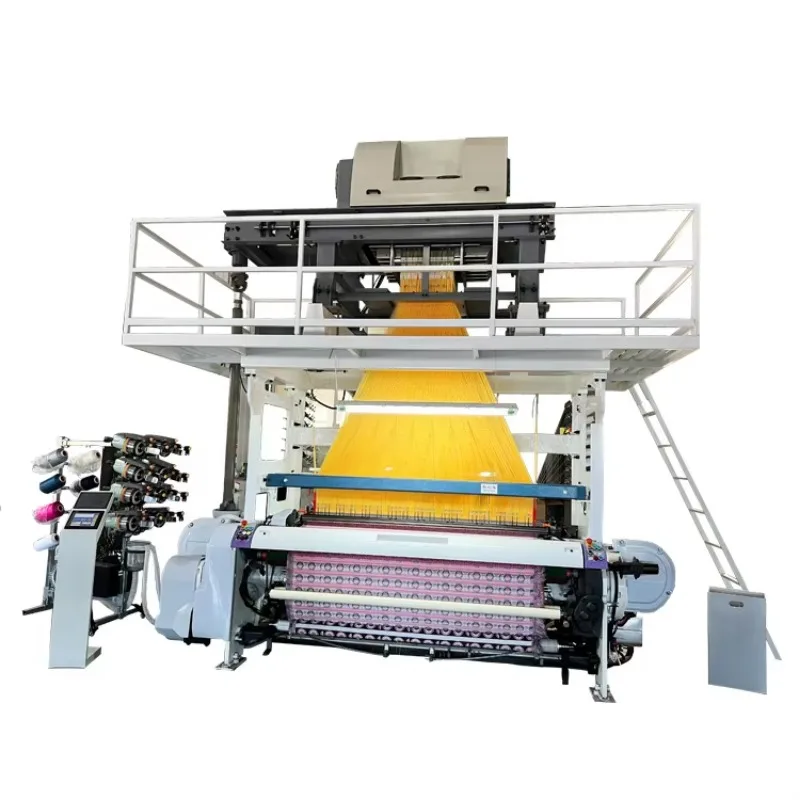 Used Woven Label Loom with Chinese New Jacquard Machine Single Head ...
