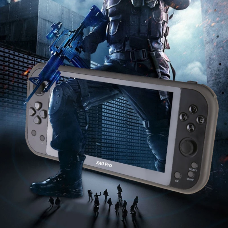 Jual X40 Pro Video Game Console Built-in 10000 Games Support Wireless ...
