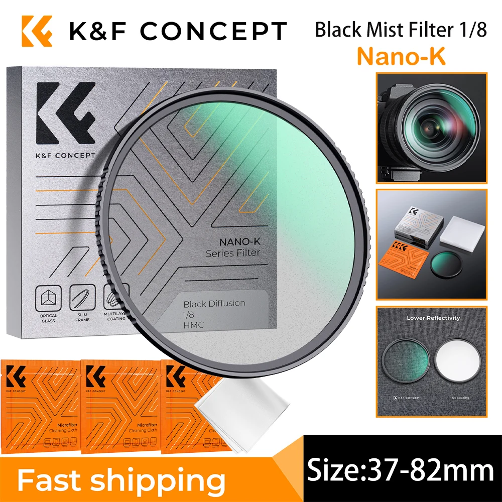 K-F-Concept-Black-Diffusion-1-8-Filter-Mist-55mm-58mm-62mm-67mm-Filter ...