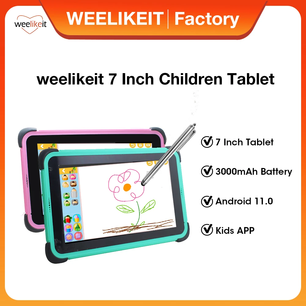 weelikeit-Tablet-for-Kids-7-Inch-1024X600-IPS-Android-11-0-Children ...